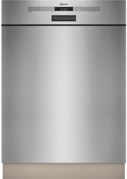 Neff 60cm Semi Integrated Dishwasher -Stainless Control Panel Backlit ...